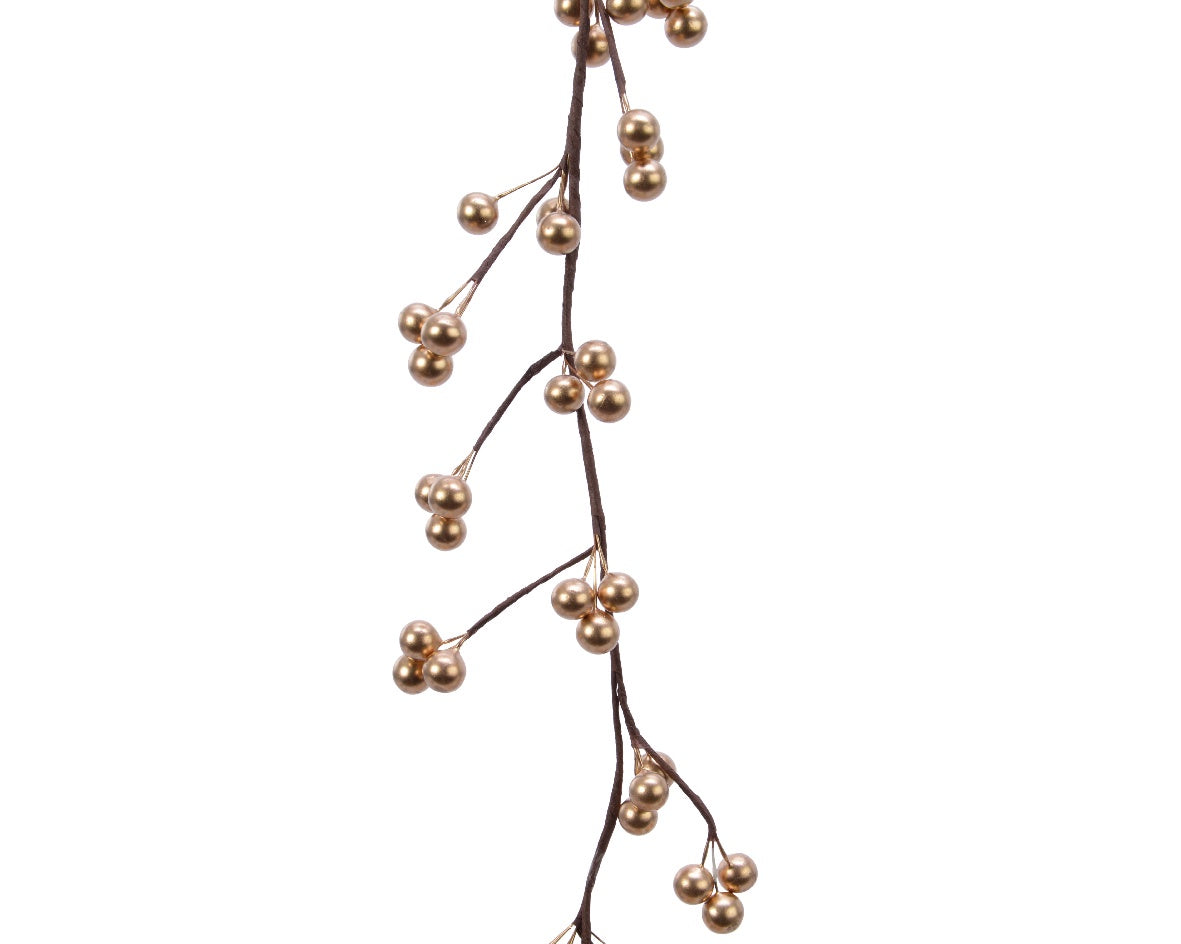 Golden Foam Berry Festive Spray Garland – KindleHouse