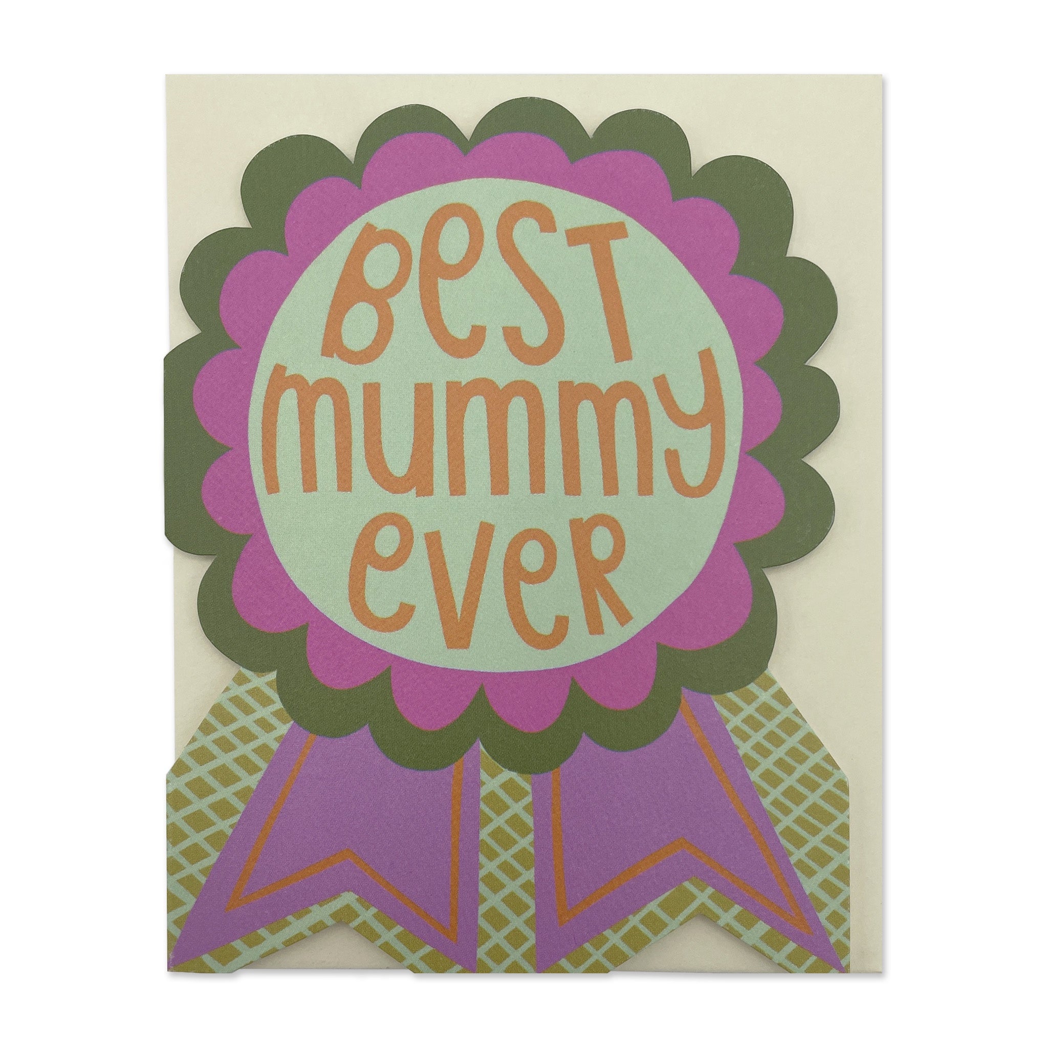 Raspberry Blossom Best Mummy Ever Greetings Card – KindleHouse