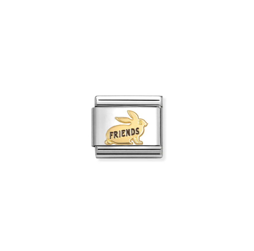 Nomination Classic 18K Gold Friends Rabbit Charm – KindleHouse