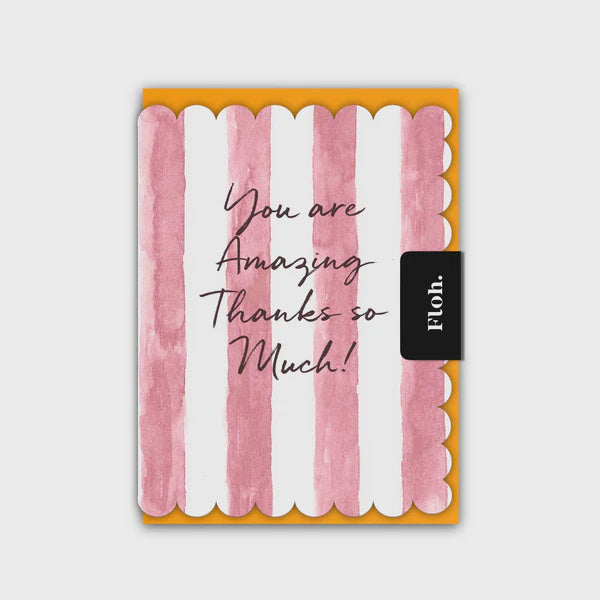 Floh. You Are Amazing, Thanks So Much Greetings Card – KindleHouse