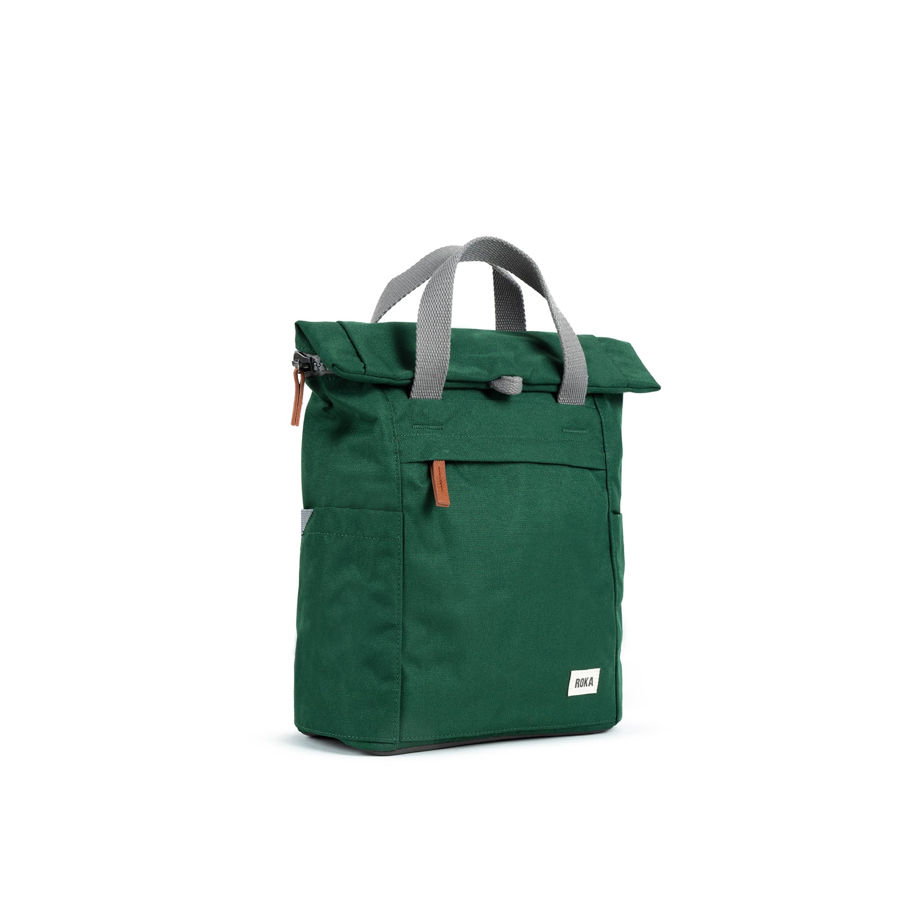 Finchley A Medium Sustainable Canvas Backpack - Forest – KindleHouse