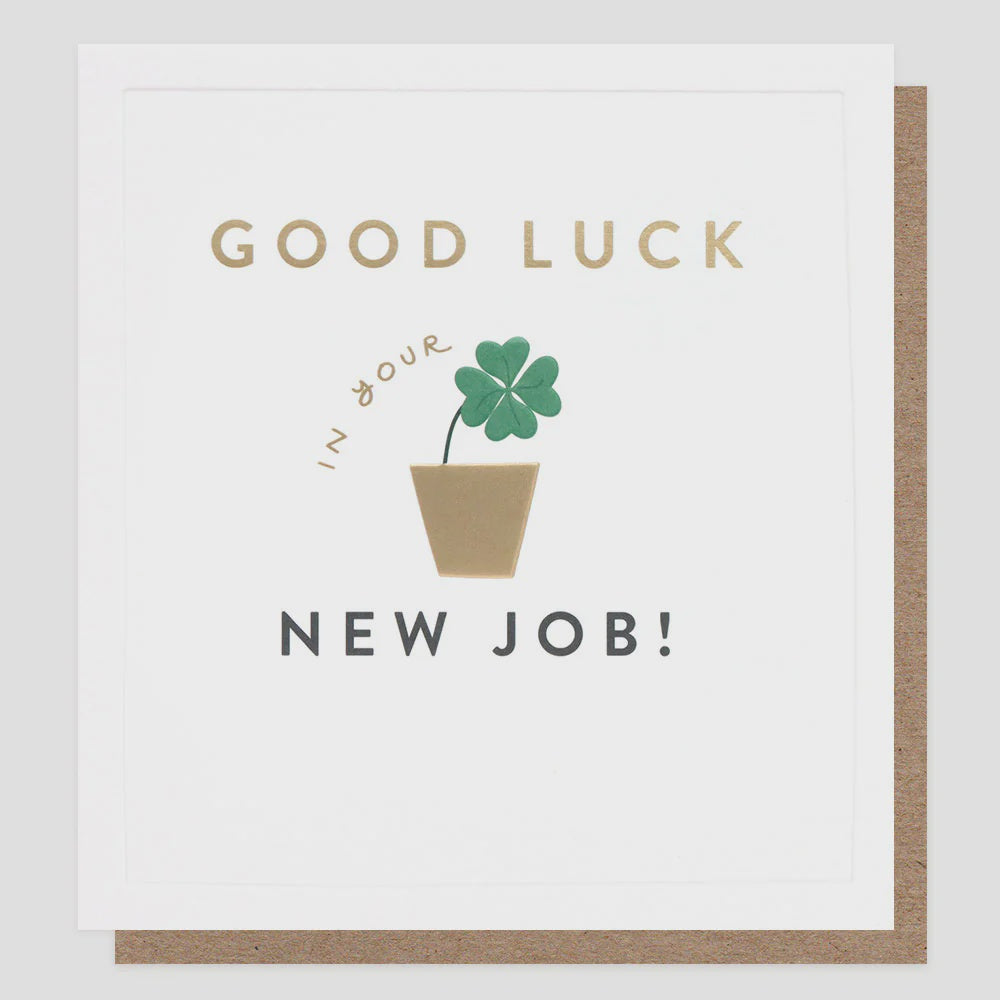 Caroline Gardner Good Luck In Your New Job Plant Greetings Card ...