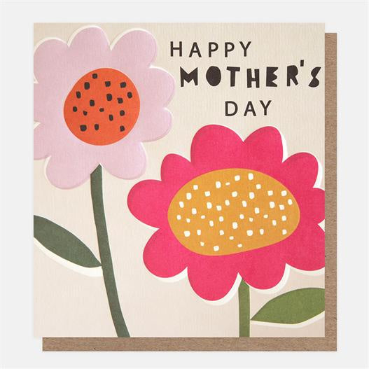 Caroline Gardner Offset Flowers Happy Mothers Day Greetings Card ...