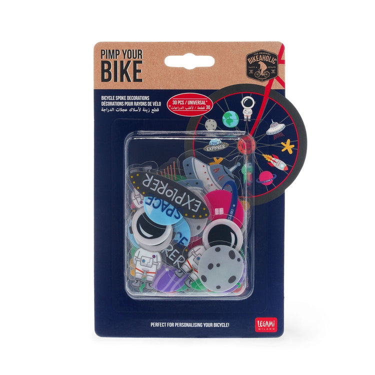 Legami Pimp Your Bike Spoke Decorations - Space – KindleHouse