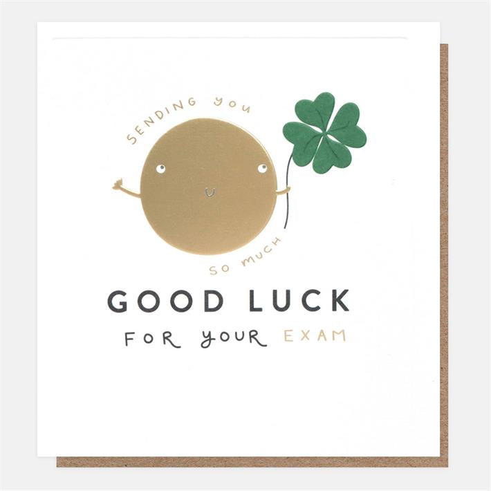 Caroline Gardner Good Luck For Your Exam Smiley Greetings Card ...